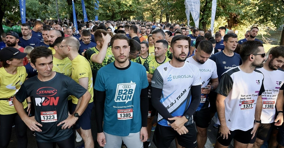 U Sarajevu održana utrka Audi B2B Run, pogledajte koje kompanije i pojednici su bili najbrži