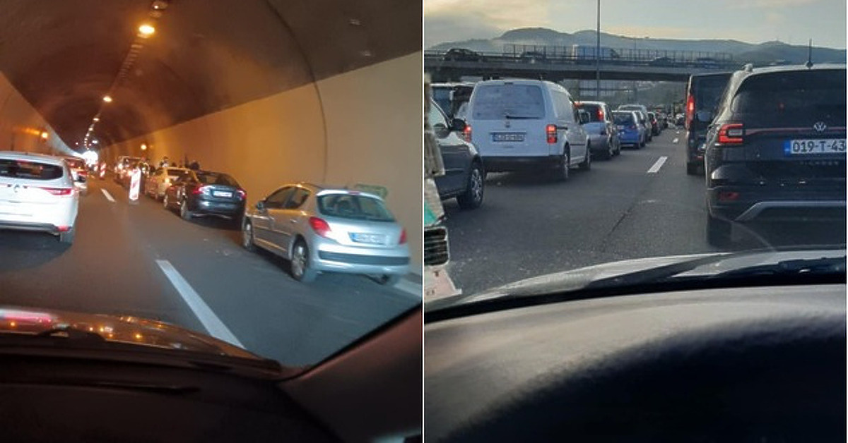 Sudar četiri vozila u tunelu Oštrik napravio novi saobraćajni kolaps kod Sarajeva