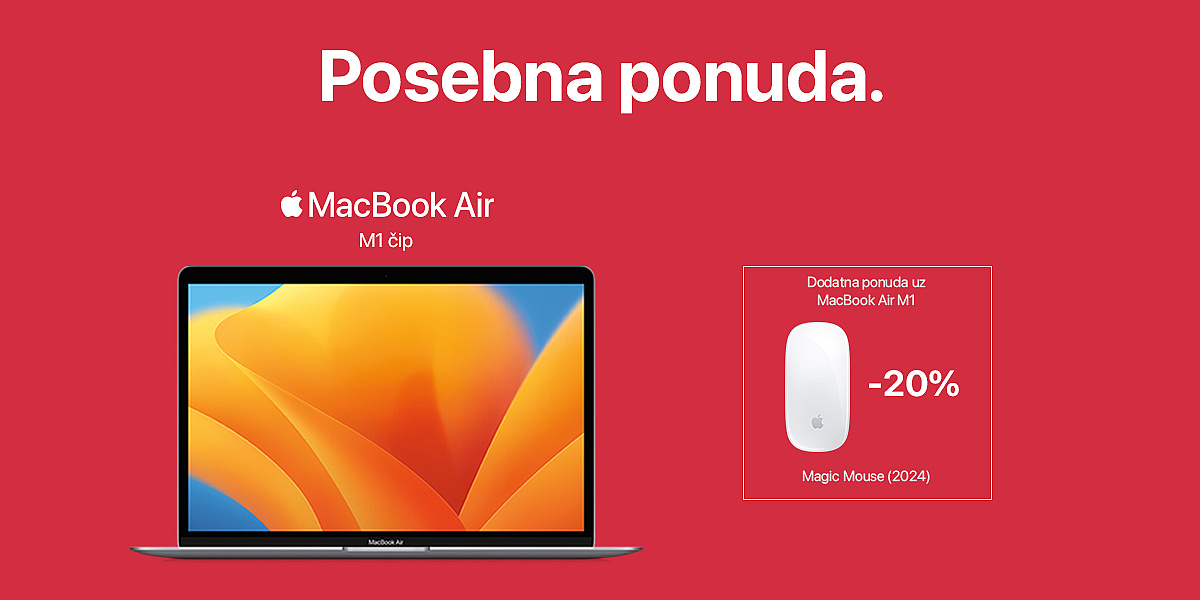 AT Store: MacBook Air M1 po najnižoj cijeni, dodatan popust za studente