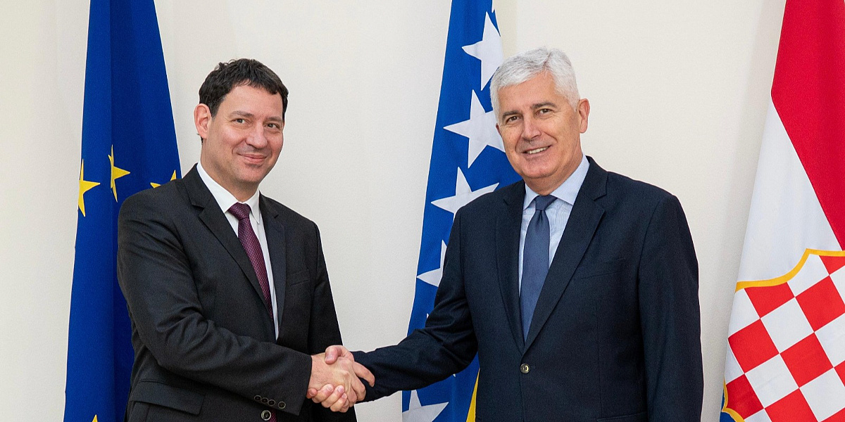 Čović se sastao sa slovenskim predstavnikom za Zapadni Balkan, govorio o nužnosti izmjena ...