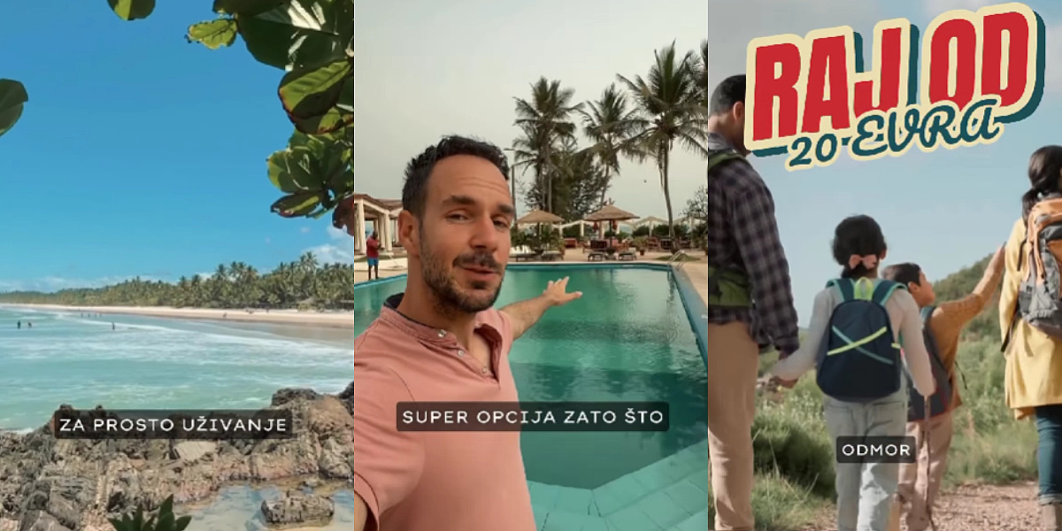 Robert Dacešin preporučuje posjetu "raju" gdje smještaj košta manje od ...