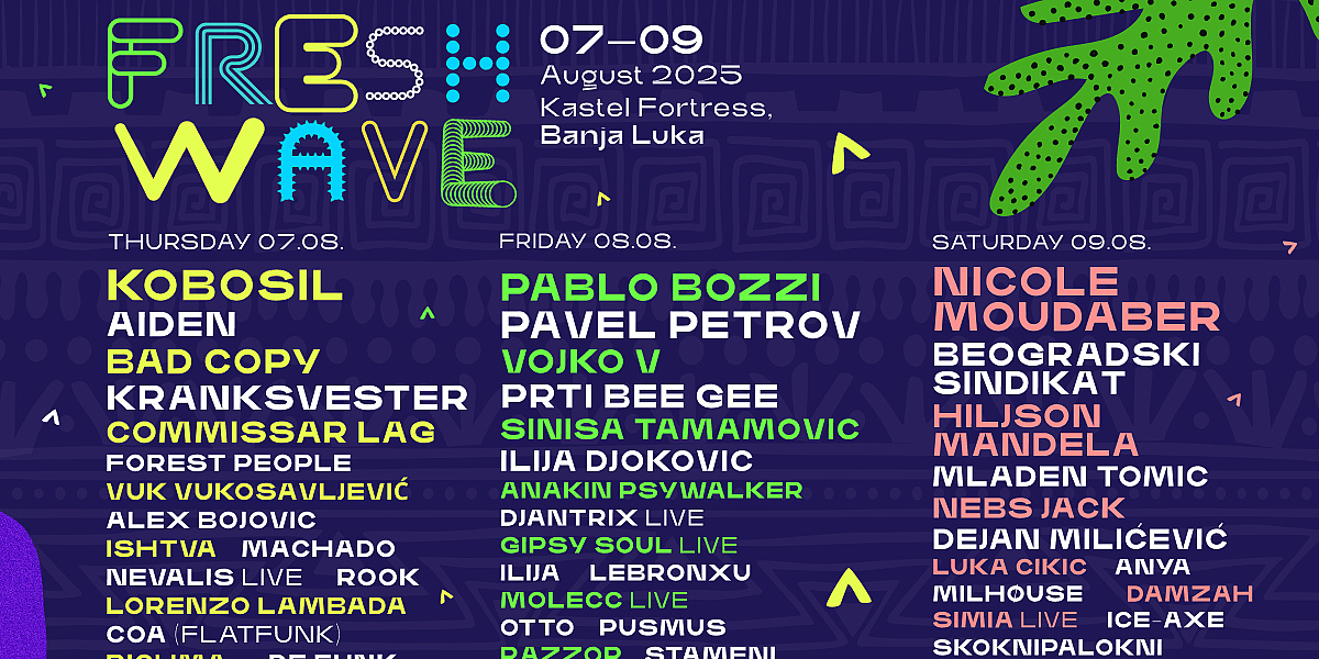 Freshwave festival predstavio konačan lineup: Od svjetskih techno ikona ...