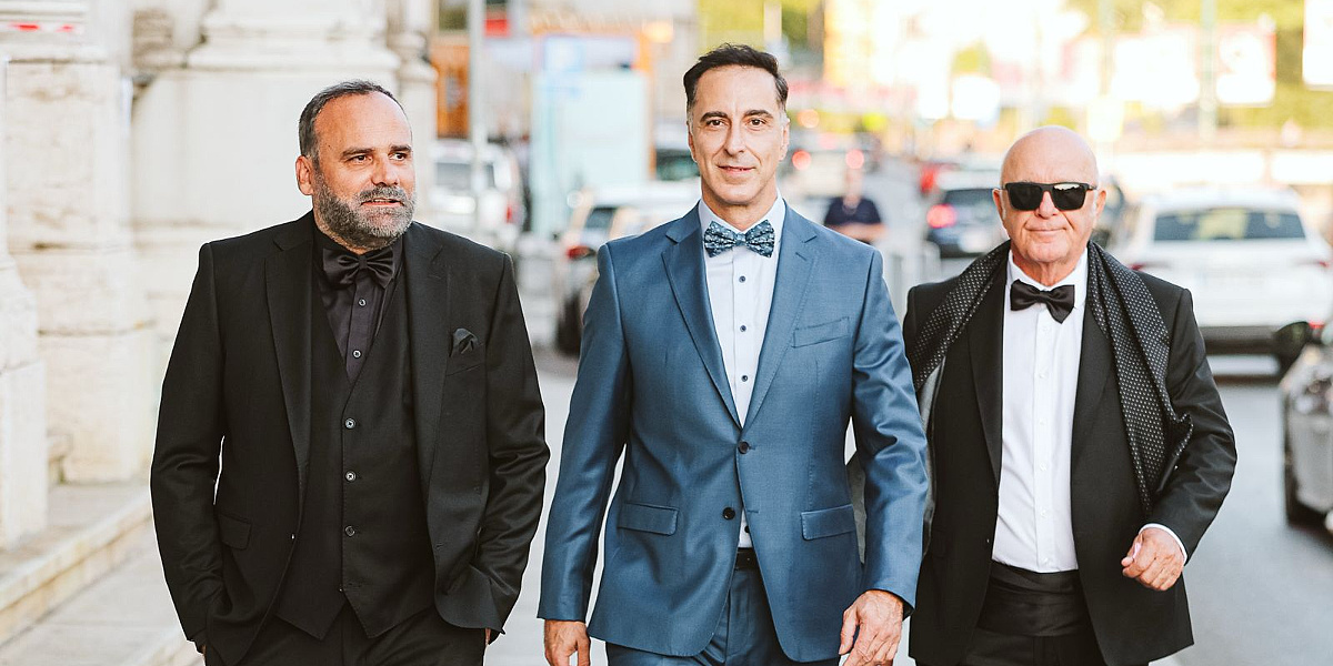 Dino Mustafić, Ermin Bravo i Miralem Zubčević za premijeru "Paviljona" odabrali odijela bh. brenda