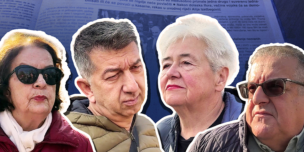 Građani Sarajeva o danu kada je postignut Dejtonski sporazum: "Jeste ...