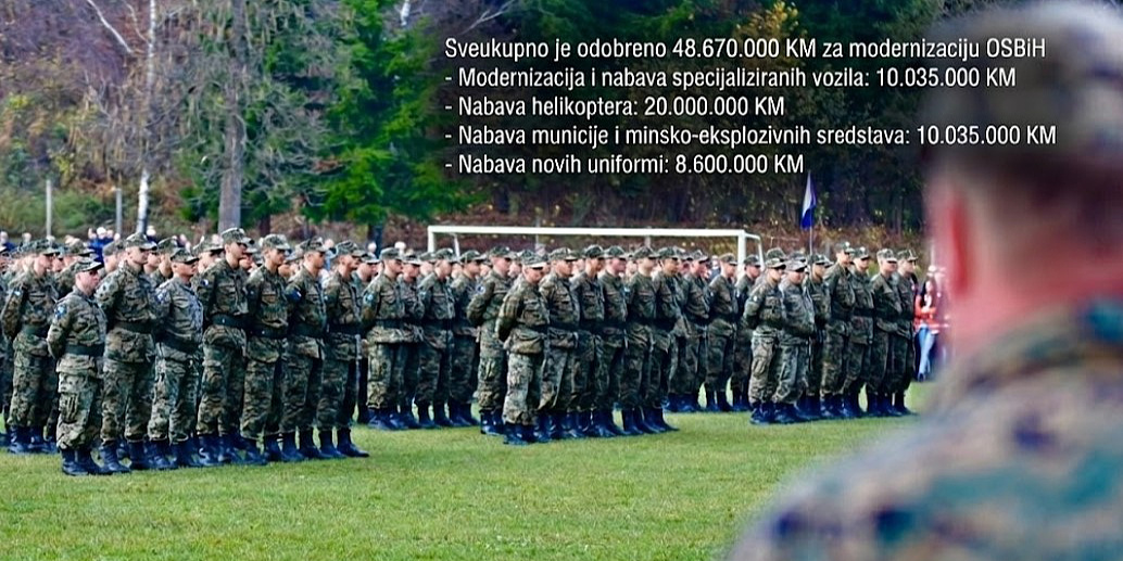 Kreće modernizacija OS BiH: Odobreno 48,67 miliona KM za oružje ...