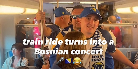 Kad se putovanje vozom u Torontu pretvori u bosanski koncert: Navijači ...